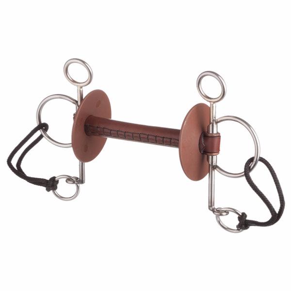 Mors Pelham à Canon Droit en Cuir, BERIS