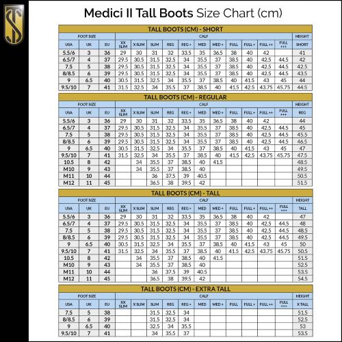 TREDSTEP - Bottes équitation Demie Mesure en Cuir Medici II
